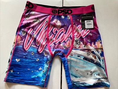 PSD MEN'S BOXER BRIEF / FIT MID / Miami Diamonds / MEN'S SIZE Medium | eBay