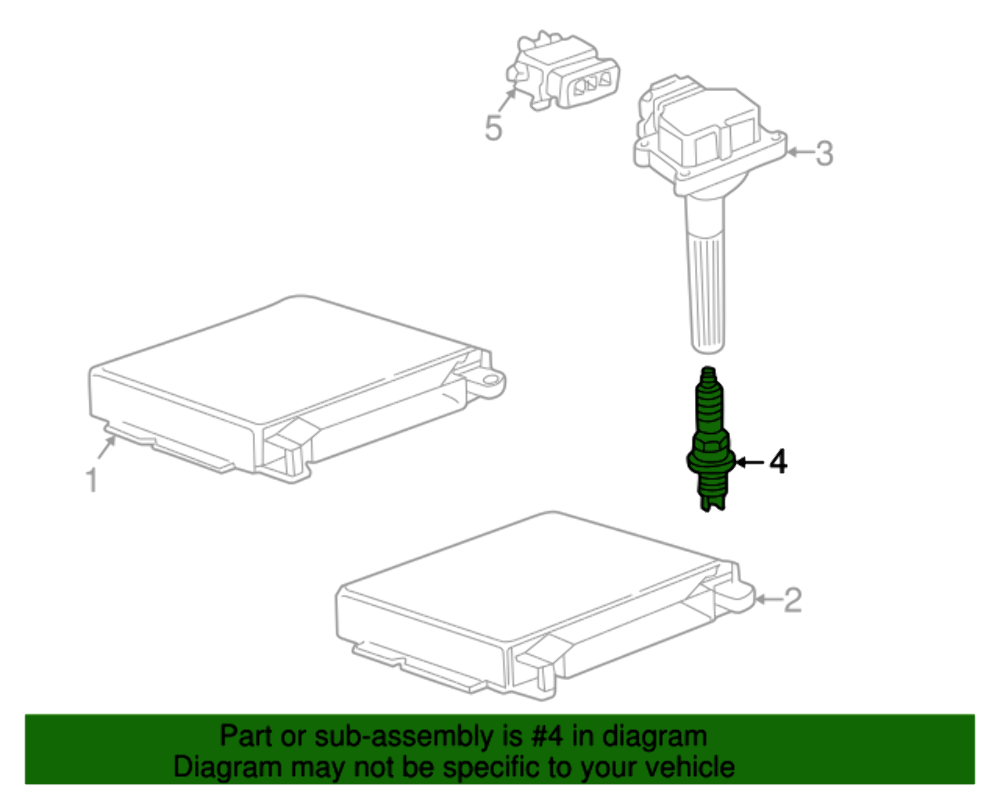 BMW Genuine Spark Plug 4x Set 12129064619 for sale online | eBay