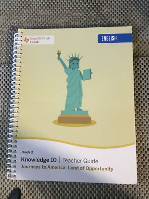 Amplify ELAR Texas English Grade 2 Knowledge 10 Teacher Guide Spiral ...