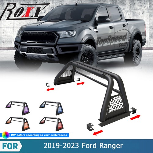 For 2019-2025 Ford Ranger Adjustable Sport Bar Truck Bed Chase Rack ...