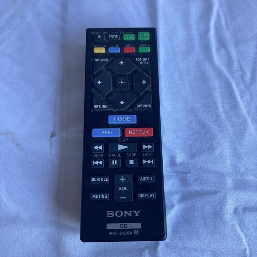 Original oem SONY RMT-B126A BLU-RAY DVD Remote Control BDPS6200 ...