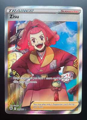 Zisu 189/189 Pokémon Astral Radiance Holo Trainer Full Art Ultra Rare ...