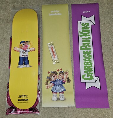 Garbage Pail Kids Get a Grip Skateboard Americana Deck 1 Bazooka Joe ...