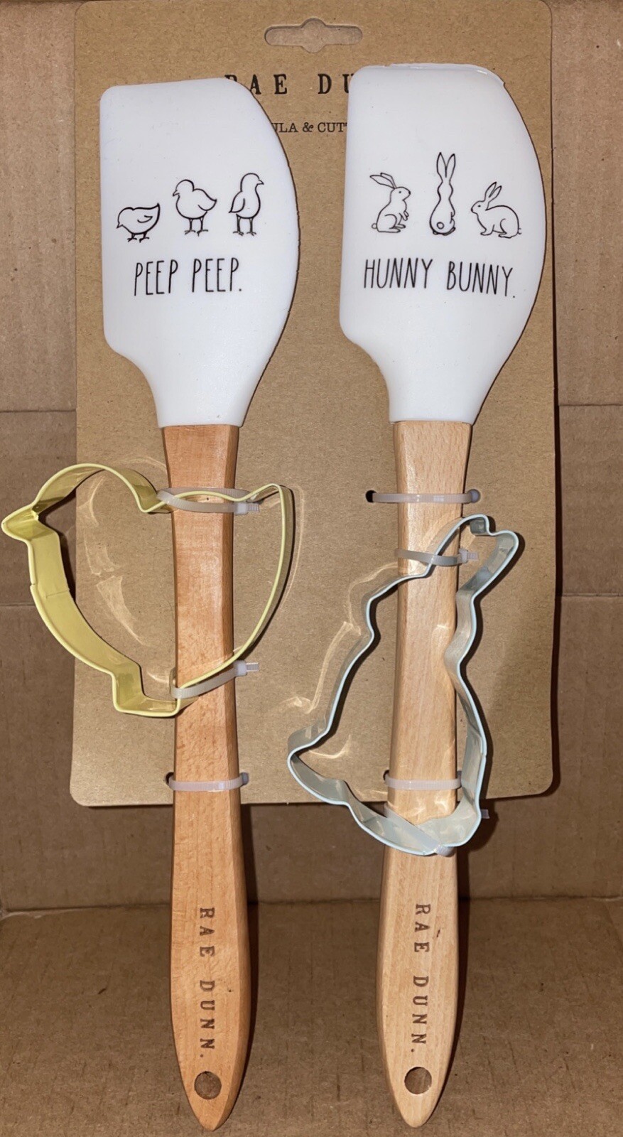 Rae Dunn 2021 Set of 4 Easter Spatula And Cookie Cutter new | eBay