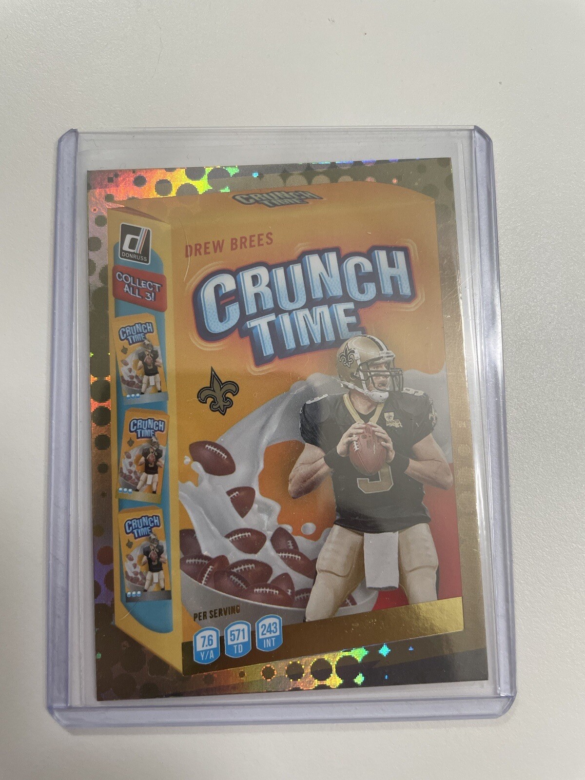 2022 Panini Donruss - Crunch Time Galactic #CT-6 Drew Brees | eBay