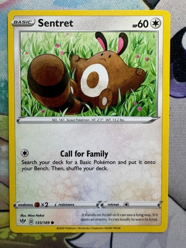 Sentret Non Holo English Pokemon TCG BKH354 | eBay