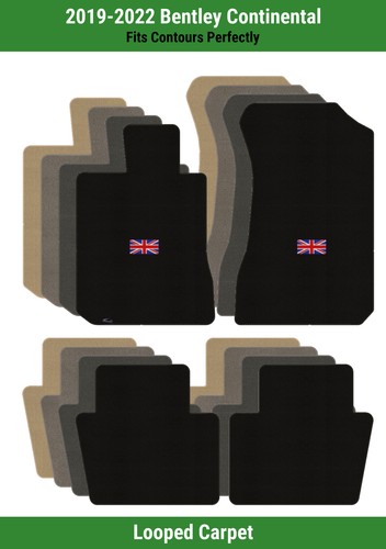 Lloyd Loop Front & Rear Mats for '19-22 Continental w/British Flag | eBay