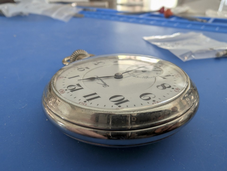 VINTAGE STYLE 1.0MM LOW DOME MINERAL GLASS POCKET WATCHES CRYSTALS 33.5 ...