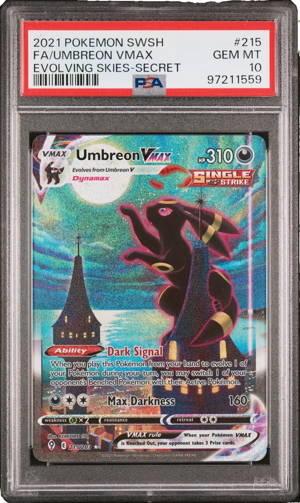 Evolving Skies Umbreon Vmax Alt Art | eBay