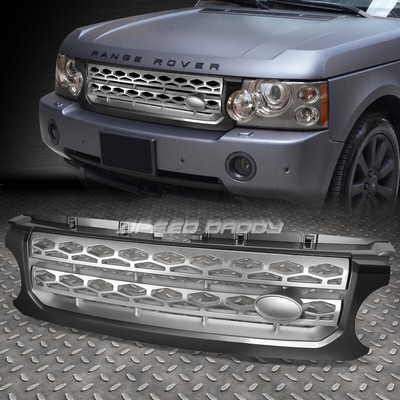 FOR 10-13 LAND ROVER LR4 GREY DIAMOND MESH FRONT BUMPER ABS UPPER ...