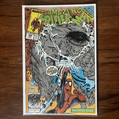 The Amazing Spider-Man #328, Hulk Cover with MYLAR BAG & BOARD | eBay