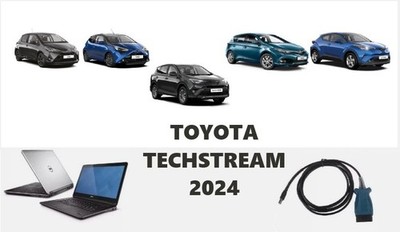 TOYOTA LEXUS TECHSTREAM DEALER LEVEL DIAGNOSTIC CABLE + LAPTOP READY TO ...