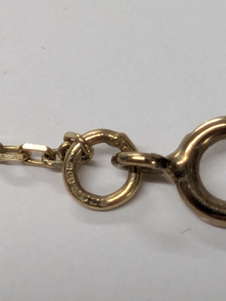 9ct Gold Necklace With Earrings hallmarks | eBay UK