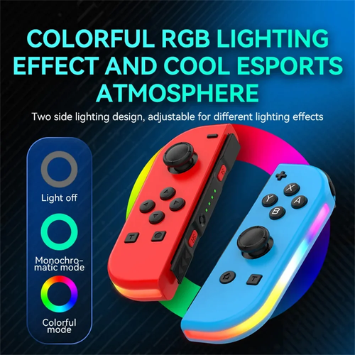 Nintendo Switch/Lite/OLED Joycon Gamepad Joystick L/R with RGB LED ...