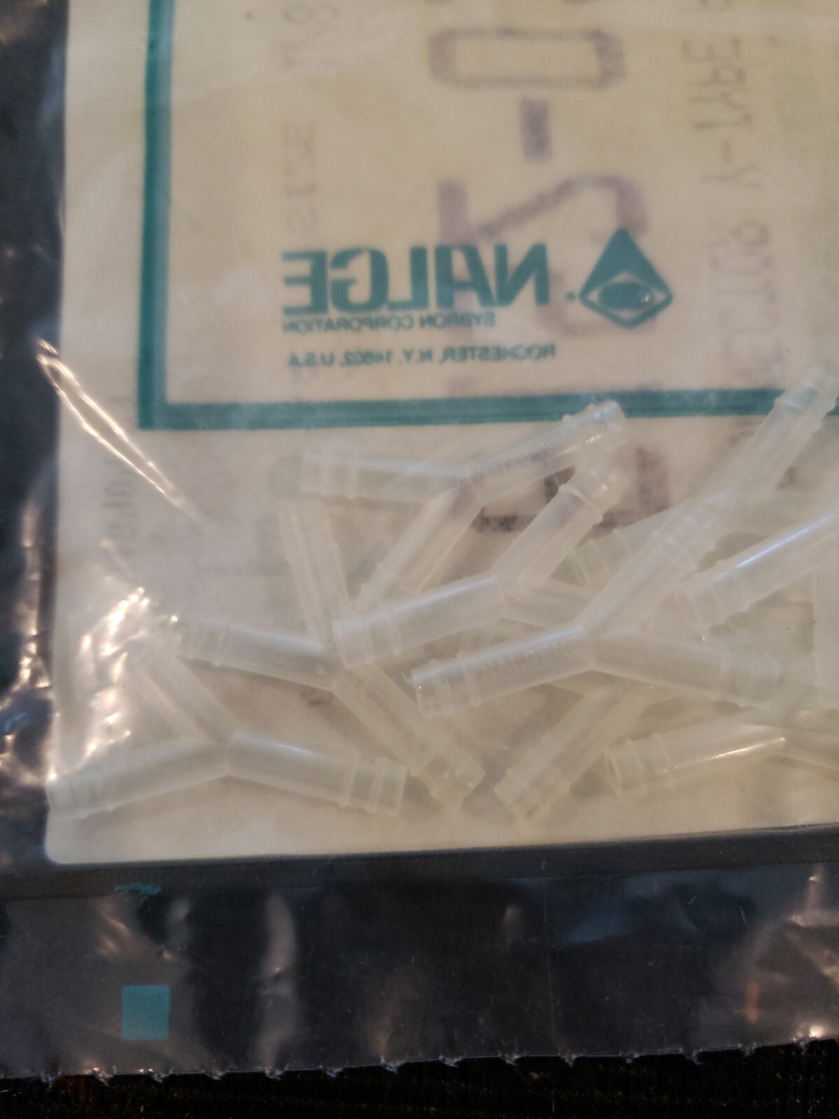 NALGENE Plastic Y-Type Connectors Tube ID 1/8” Barbed Hose PP 6152-0125 ...