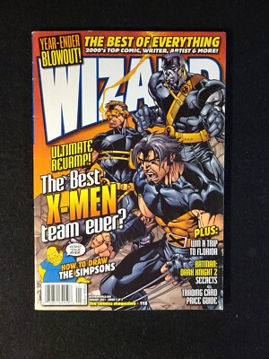 Wizard Comics Magazine #112 Ultimate X Men Jan 2001 VG+ | eBay