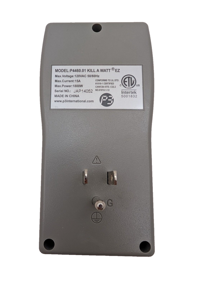 P3 International KIll A Watt EZ Electricity Usage Monitor | eBay