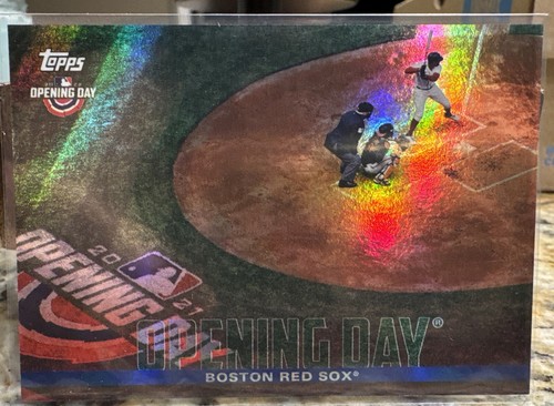2022 Topps Opening Day Boston Red Sox Rainbow Foilboard #OD-14 /99 1: ...