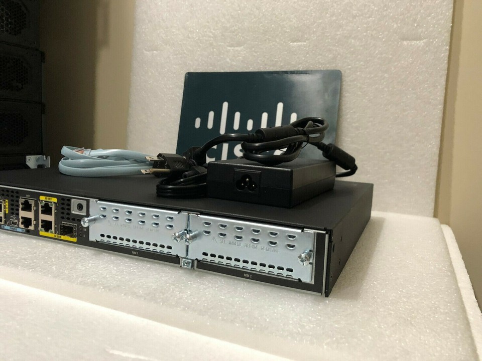 CISCO ISR4321-SEC/K9 Gigabit Security Router ISR4321 NO FACEPLATE w/POWER ADPTR | eBay