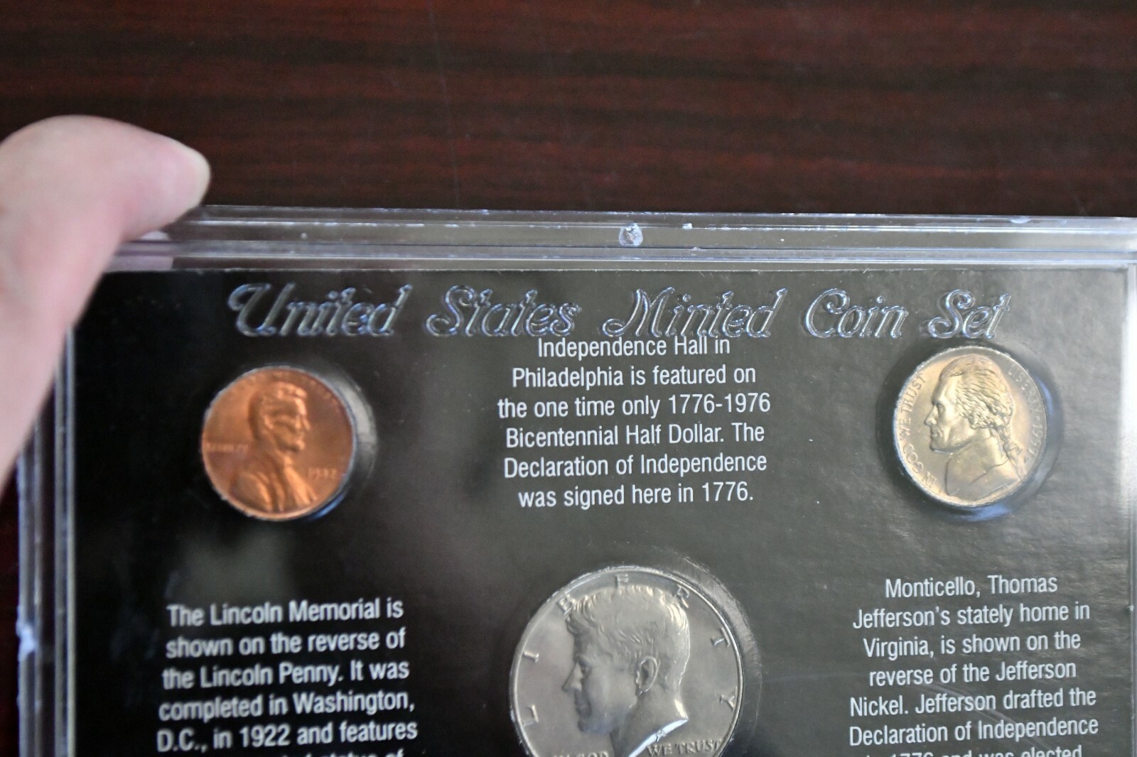US. Monument Coin Collection Lincoln Memorial, Independence Hall ...