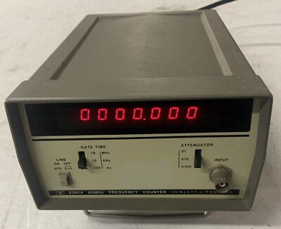 HP 5381A Frequency Counter 80MHz | eBay