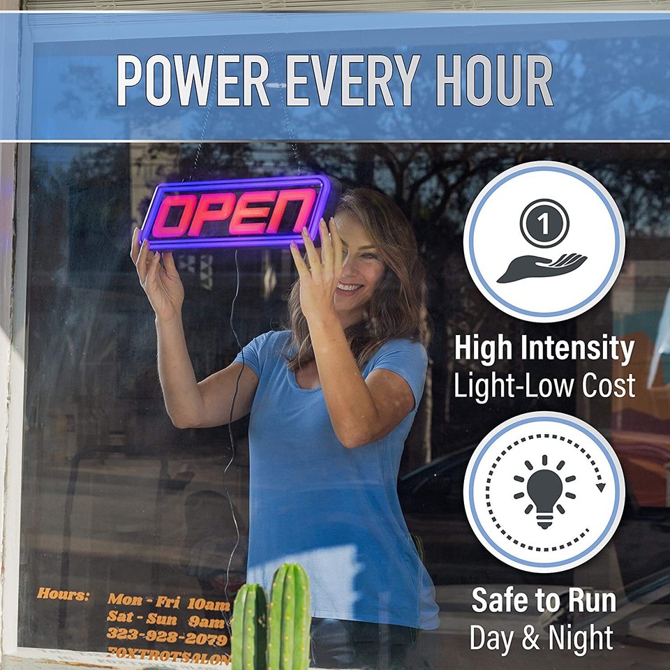 Super Bright LED Open Sign – Stand Out with Ultra Bright SMD LEDs in ...