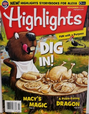 Highlights Nov 2019 Storybook for Alexa A Pickle Eating Dragon FREE ...
