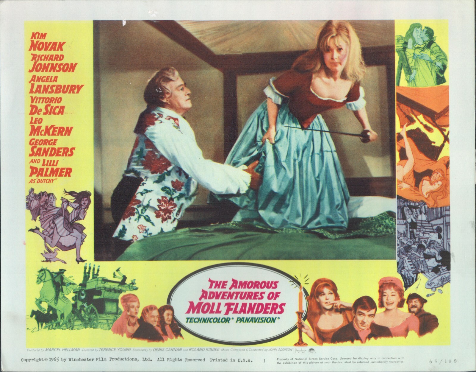 Amorous Adventures Of Moll Flanders The 1965 Paramount Lobby Card Kim