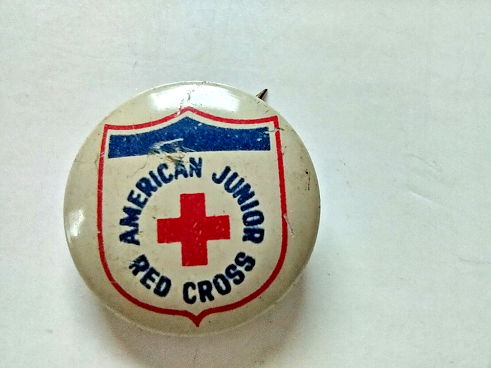 Vintage American Junior Red Cross Metal Pinback Pin Lapel Hat | eBay