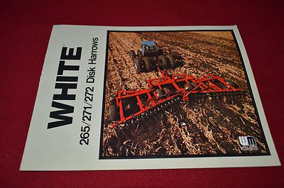 White Oliver Tractor 265 271 272 Disk Harrow Dealer's Brochure PBPA | eBay
