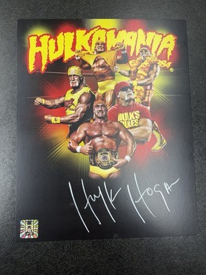 HULK HOGAN Signed AUTOGRAPHED 8 X 10 PHOTO WWE WWF HOGAN HOLOGRAM COA ...