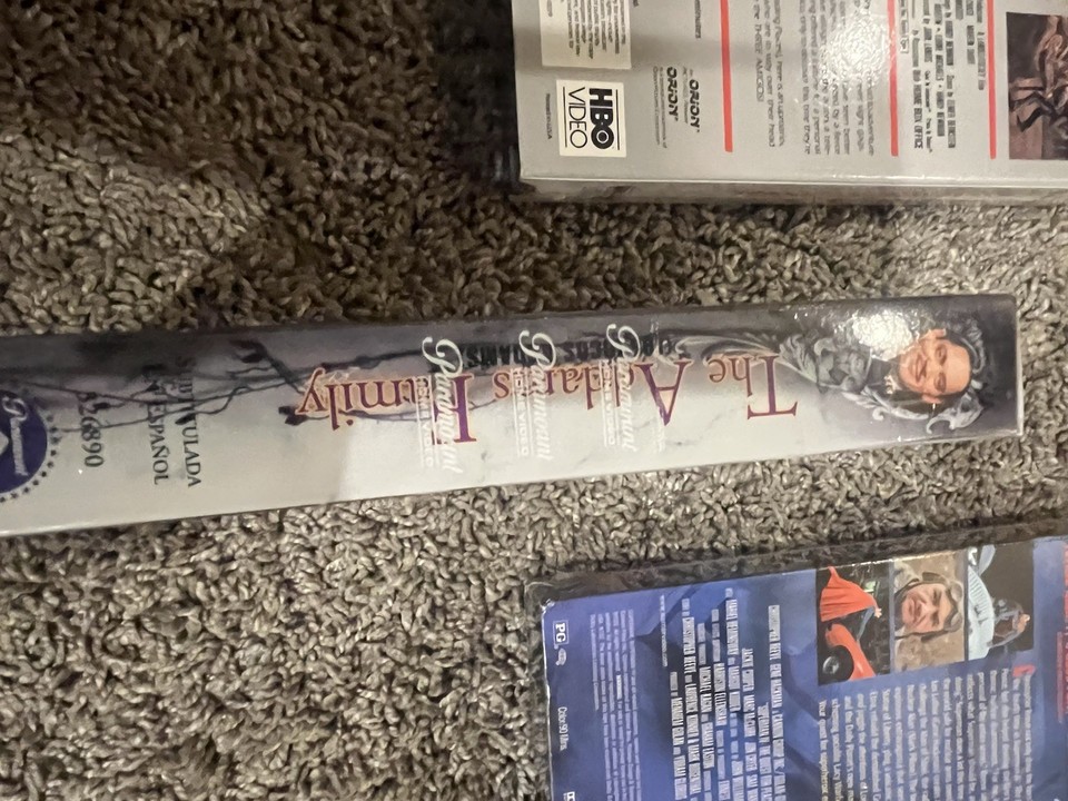 Lot of 6 Vintage SEALED VHS Tapes with Watermarks, Stamps, Superman ...