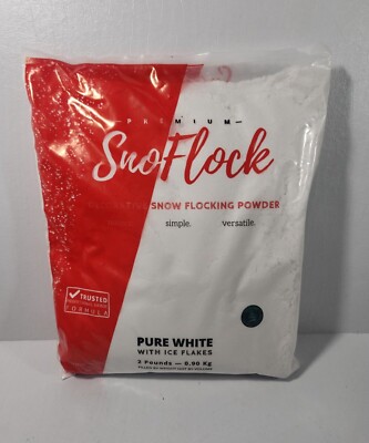 SnoFlock Premium, The Original Snow Flocking Powder - 2 Pound Bag | eBay