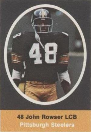 1972 Sunoco NFL Action Player Stamps - John Rowser (RC) for sale online ...