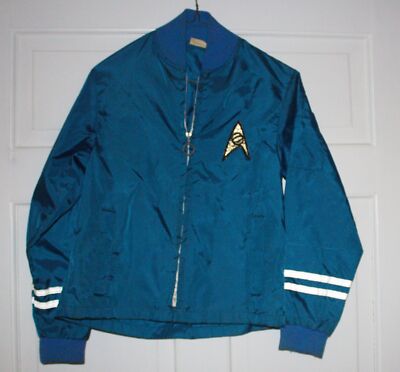 Star Trek TOS Mr Spock Child's Science/Blue Great Lakes Jacket 1980's ...
