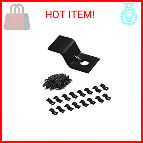 Table Top Fasteners, Z Clips for Table Tops 20 Packs (Black) | eBay