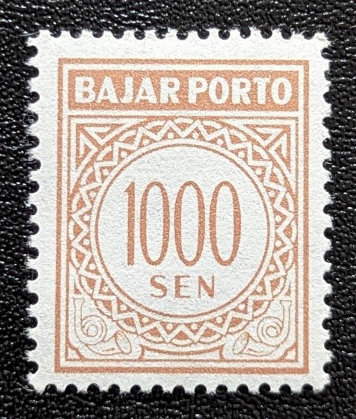 Indonesia - Numeral Bajar Porto Stamps - 1963-1965 - MNH - SG D782, 784 ...