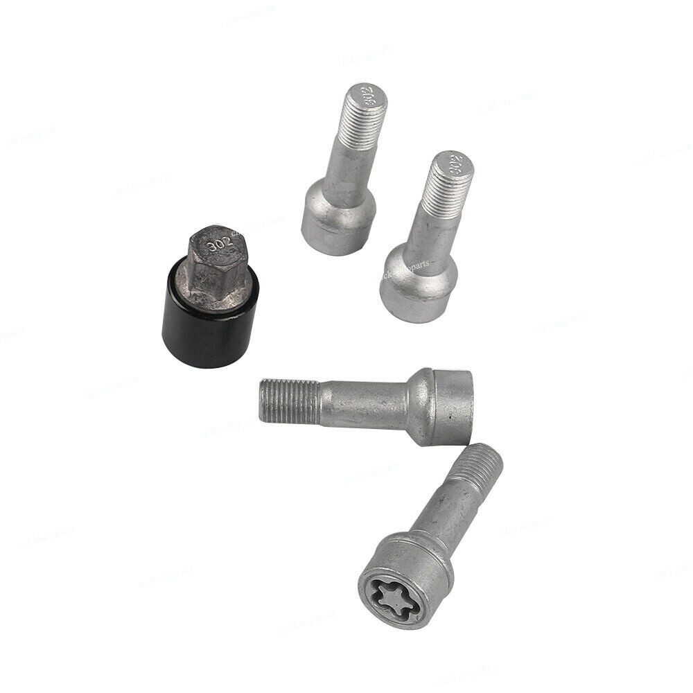 5x M14x1.5x45 Wheel Set Studs Lugs Long Safety Bolts A0019901707 For ...