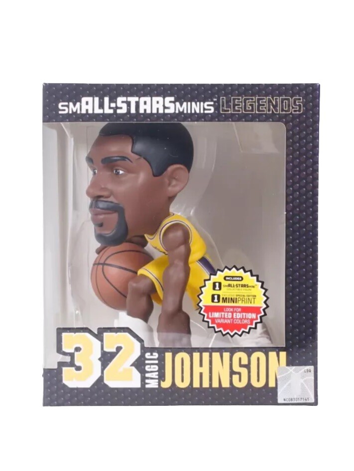 NEW NBA smALL-STARS Minis Legends Magic Johnson #32 Los Angeles Lakers ...