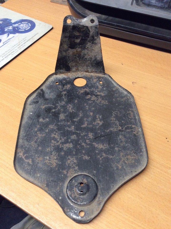 Vintage Motorcycle Number Plate Bsa Triumph Other Nos ? Used? See ...