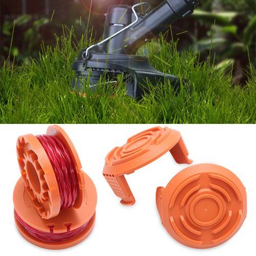 Weedeater Trimmer Line with Worx WA0010 Spool Cap Worx Replacement ...