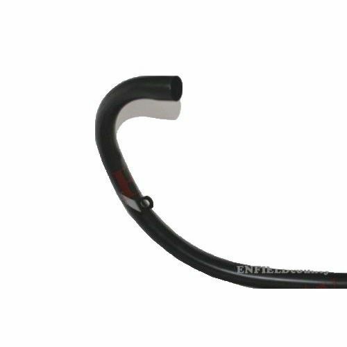 Fits Royal Enfield Bullet 500 Exhaust Silencer Bend Pipe Black Powder ...