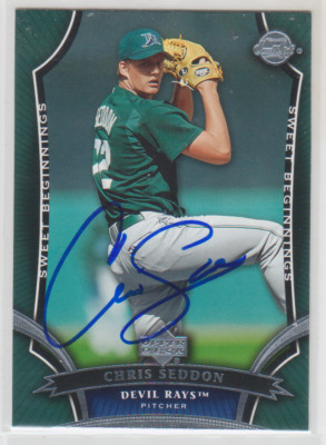 Autographed 2005 Sweet Spot Chris Seddon - Rays | eBay