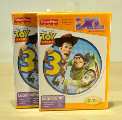 (LOT OF 2) Fisher Price iXL Learning Game Disney Pixar Toy Story 3 NEW ...