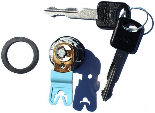 Ford Replacement BLACK Door Key Lock Cylinder Switch W/2 Ford OEM Oval ...