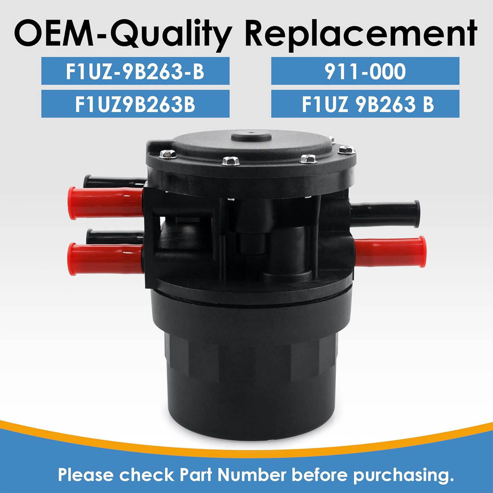 Fuel Pump Reservoir Tank Selector Valve F1UZ-9B263-B F1UZ9B263B replace ...