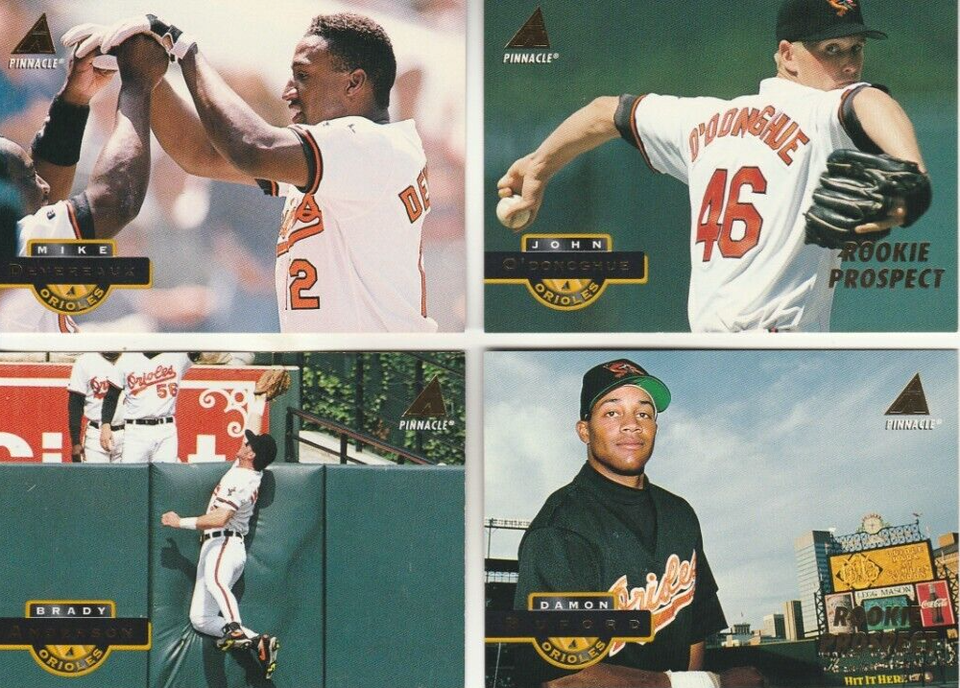 (24) 1994 Pinnacle Baltimore Orioles (2 Series Complete Team Set) See ...