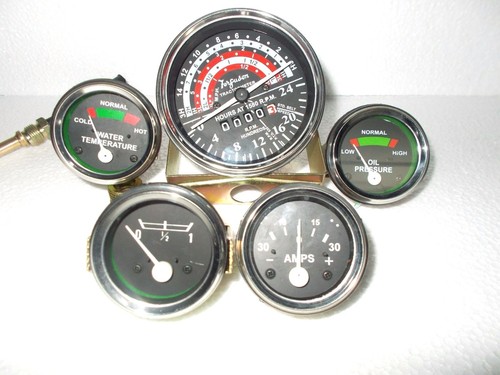 Massey Ferguson Tractor Gauge Kit + Tachometer Anti Clockwise-35-133 ...