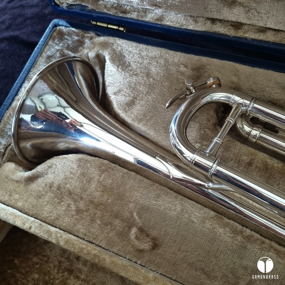 E.Benge Burbank MLP 3 bell trumpet case mouthpieces mute gamonbrass | eBay
