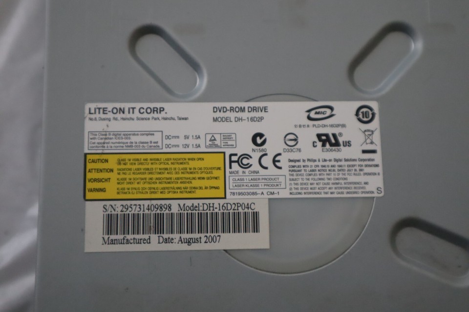 LITE-ON IT CORP DH-16D2P/52C2P IDE CD-RW/DVD-Rom Drive | eBay